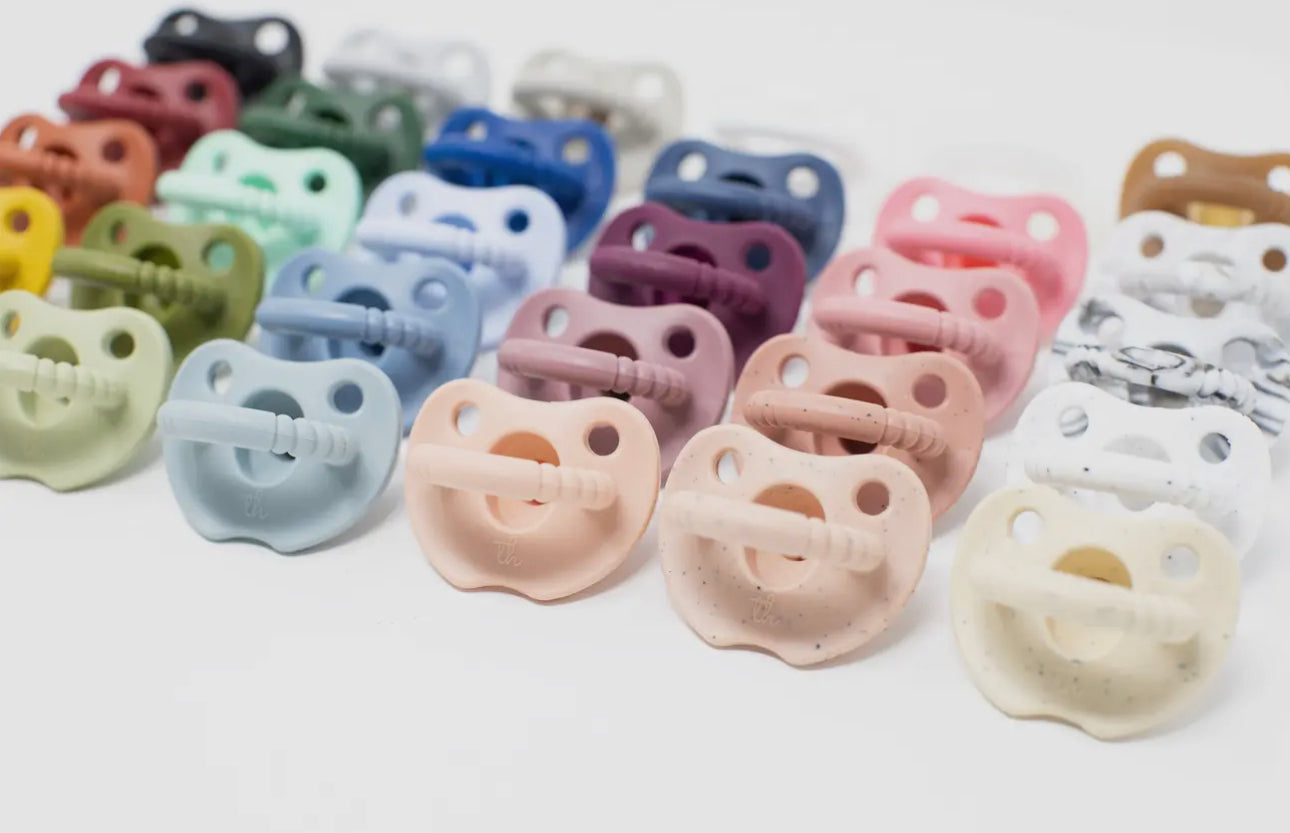 Three Hearts Flat Pacifiers – Simply Made Designs
